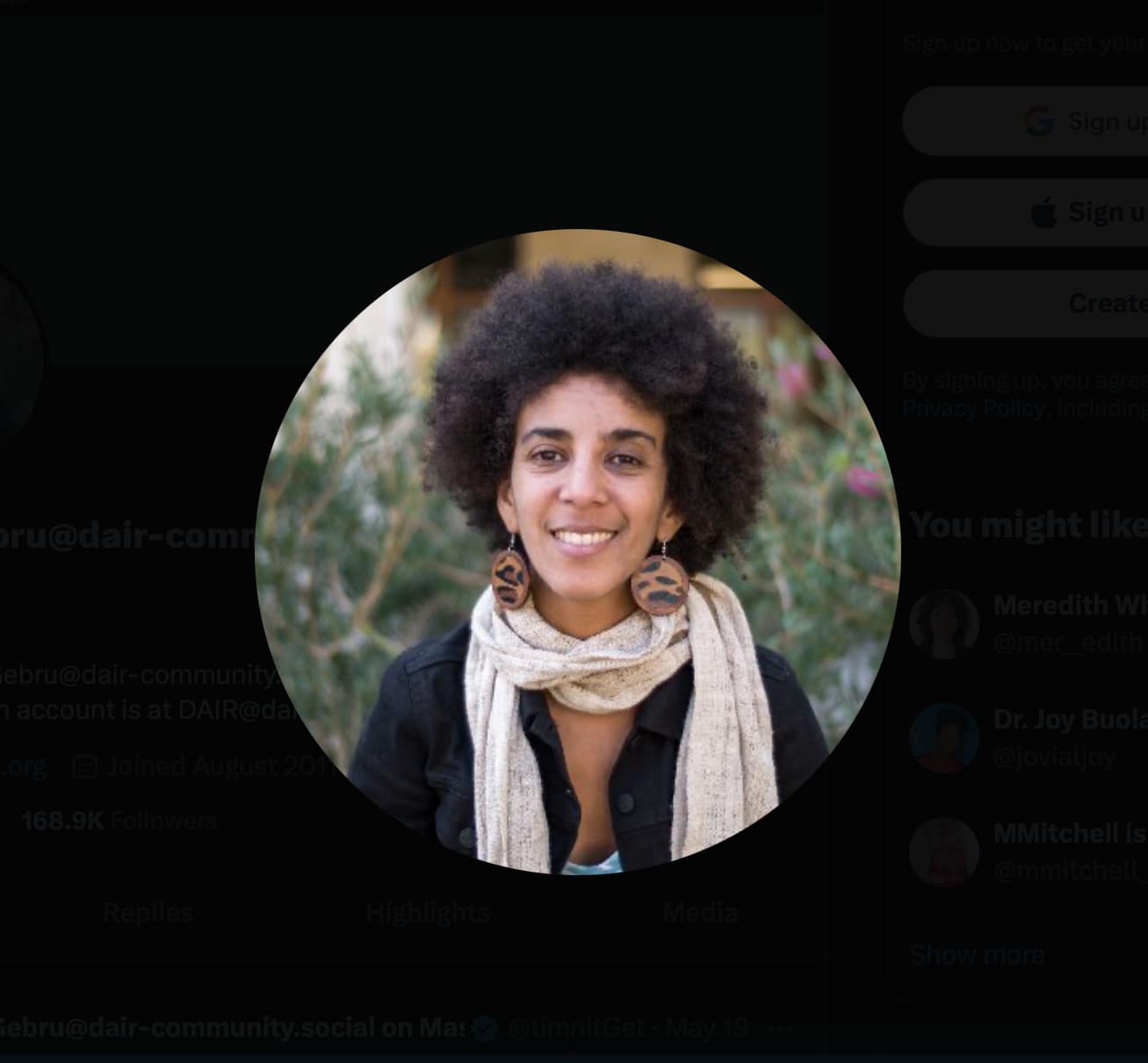 Timnit Gebru’s DAIR – Artificial Life Coach